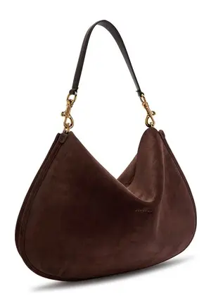 Etro Pony Xl Suede Tote Bag - Brown
