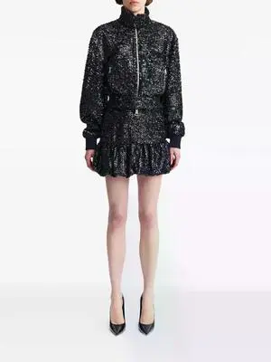 16Arlington Cosima Sequin Embellished Bomber Jacket