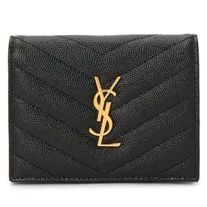 Saint Laurent Cassandra Matelasse Card Holder
