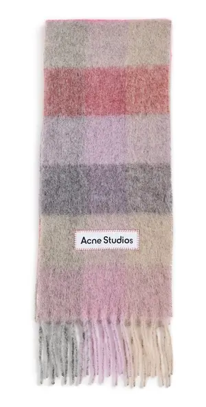 Acne Studios Vally Solid Scarf Fuchsia/lilac/pink