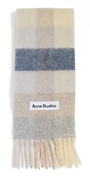 Acne Studios Vally Solid Scarf Vanilla/beige/lavender
