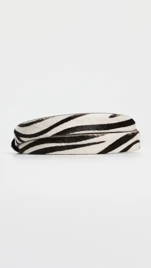 Anderson's Slim Print Pony Hair Leather Belt