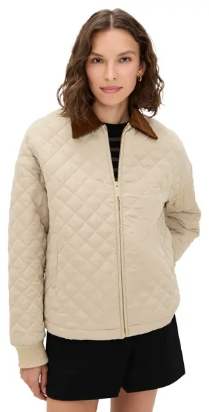 WAYF Quinn Quilted Barn Jacket
