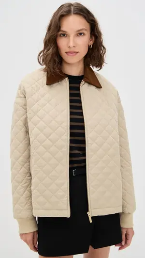 WAYF Quinn Quilted Barn Jacket