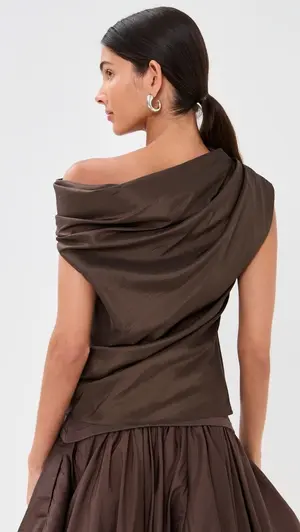 Simkhai Vivia Draped Top