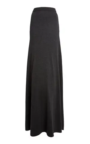 Balenciaga Wool Maxi Skirt - Grey
