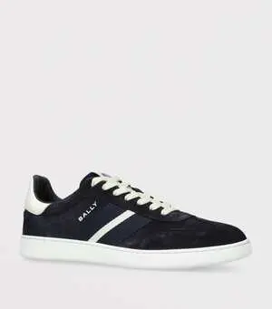 Bally Suede Roget Sneakers - Navy