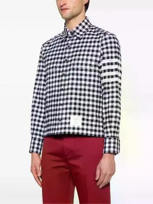Thom Browne Gingham-pattern Shirt - Blue