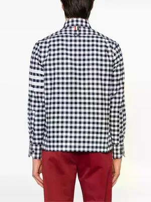Thom Browne Gingham-pattern Shirt - Blue