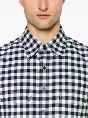 Thom Browne Gingham-pattern Shirt - Blue