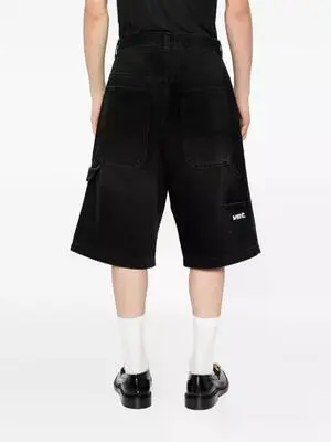 Vetements Faded Denim Shorts
