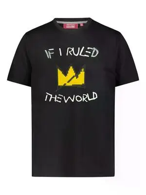 MOSTLY HEARD RARELY SEEN Crown-print T-shirt