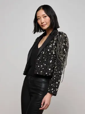 L'Agence Embellished Blazer