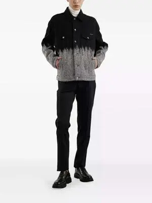 Dolce & Gabbana Herringbone-pattern Denim Jacket