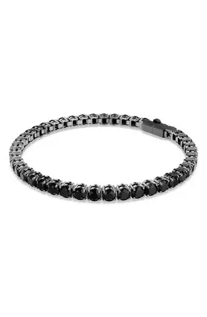SWAROVSKI Matrix Tennis Bracelet - Black