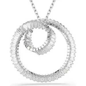 SWAROVSKI Matrix Pendant Necklace - White/silver