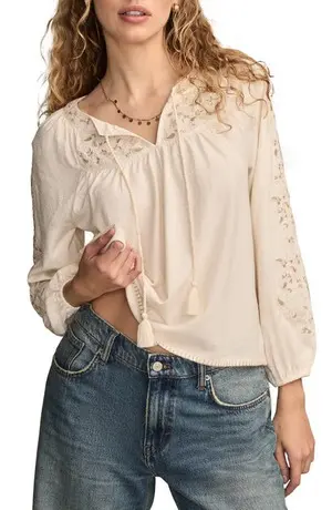 Lucky Brand Off The Shoulder Blouses