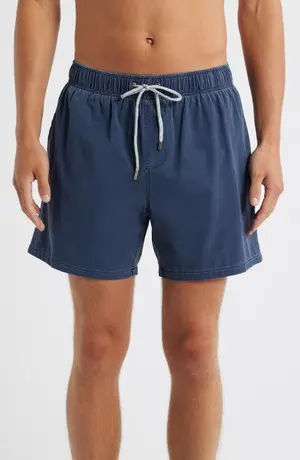 VINTAGE SUMMER Volley Swim Trunks - Navy