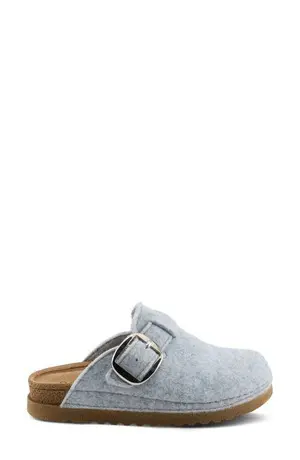 SPRING STEP SHOES Giller Boiled Wool Clogs - Light Grey