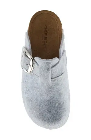 SPRING STEP SHOES Giller Boiled Wool Clogs - Light Grey