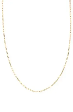 Bony Levy 14k Gold Paper Clip Chain Necklace - 14k Yellow Gold