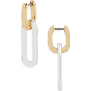 Jenny Bird Teeni Detachable Link Huggie Hoop Earrings - Two-tone