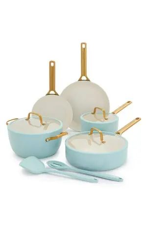 GREENPAN Reserve Pro 10-piece Ceramic Nonstick Cookware Set - Ancona Blue