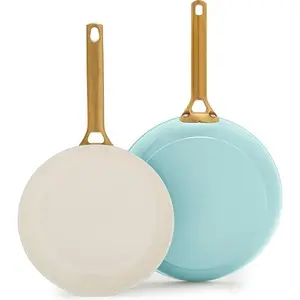 GREENPAN Reserve Set Of 2 Ceramic Nonstick Frying Pans - Ancona Blue