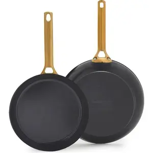 GREENPAN Reserve Set Of 2 Ceramic Nonstick Frying Pans - Black
