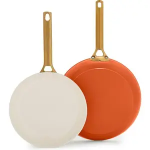 GREENPAN Reserve Set Of 2 Ceramic Nonstick Frying Pans - Fall Harvest