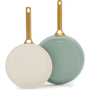 GREENPAN Reserve Set Of 2 Ceramic Nonstick Frying Pans - Lush Green
