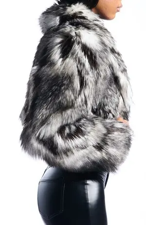 AZALEA WANG Arias Faux Fur Coat