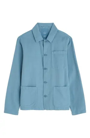 SEASALT CORNWALL Organic Cotton & Linen Shirt Jacket