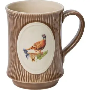 JULISKA Forest Walk Pheasant Mug - Cafe Au Lait