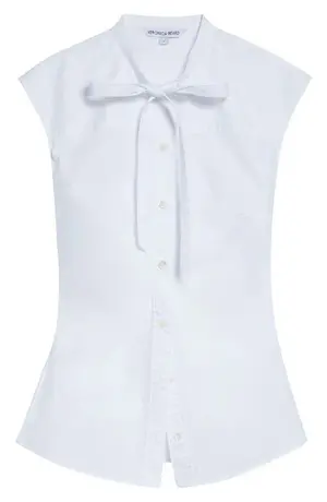 Veronica Beard Joon Stretch-poplin Shirt