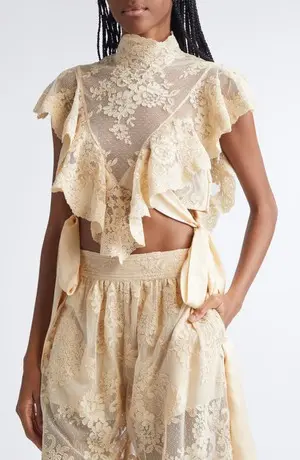 Zimmermann Hypnotic Lace Bandeau Top
