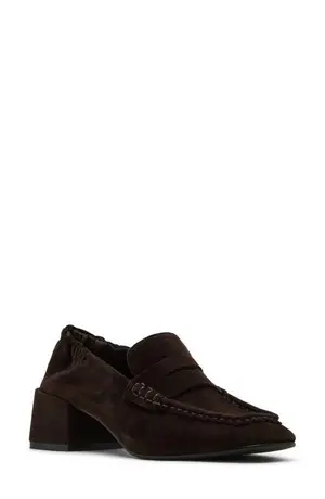 Steve Madden Estee Loafer - Brown Suede
