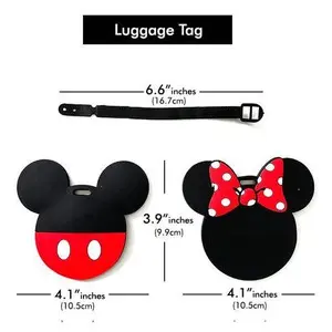 Disney Luggage Tags Set Of Four