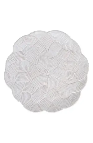 JULISKA Le Panier Mystic Knot Charger Plate - Whitewash