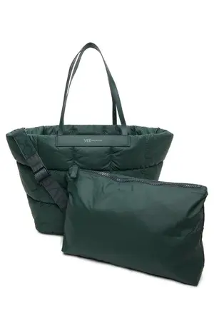 VEECOLLECTIVE Porter Basque Quilted Recycled Nylon Tote