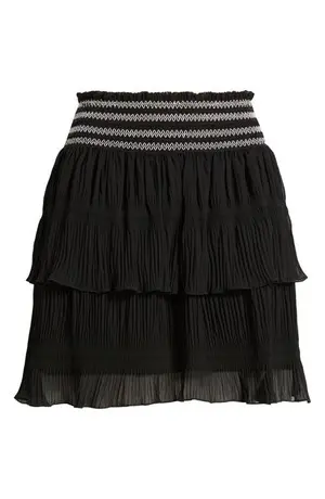 BOSS Plissé Miniskirt