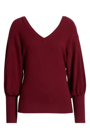 Loveappella Brushed Jersey Top - Burgundy