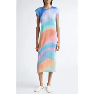 Issey Miyake Cap Sleeves Dresses