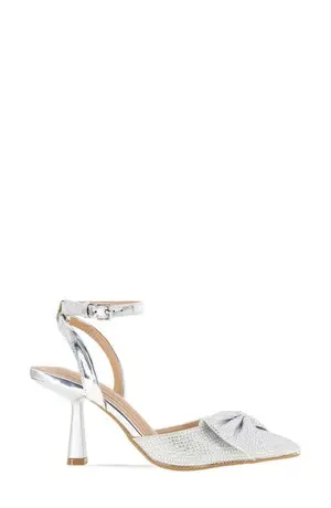 Bcbgmaxazria Idalia Pointed-toe Pumps - Silver