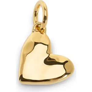 Monica Vinader Heart Pendant - 18ct Gold Vermeil