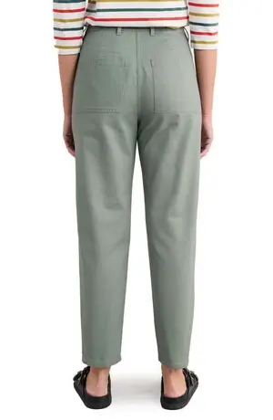 SEASALT CORNWALL Mor Path Organic Cotton Ankle Straight Leg Pants