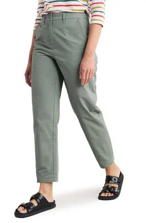 SEASALT CORNWALL Mor Path Organic Cotton Ankle Straight Leg Pants