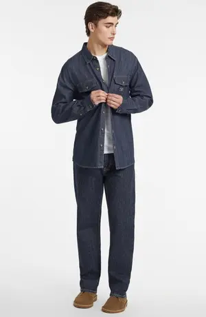 Guess Regular Fit Denim Button-up Shirt