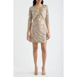 Pisarro Nights Sequined Cocktail Dresses