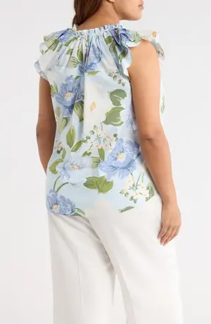 SUGARLIPS Sloane Floral Ruffle Top